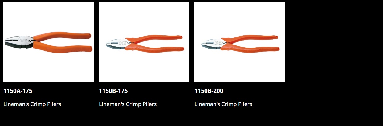 Ichiban Precision Sdn Bhd - Fujiya - Fujiya Side Cutting Plier, High Leverage Lineman's Pliers ...